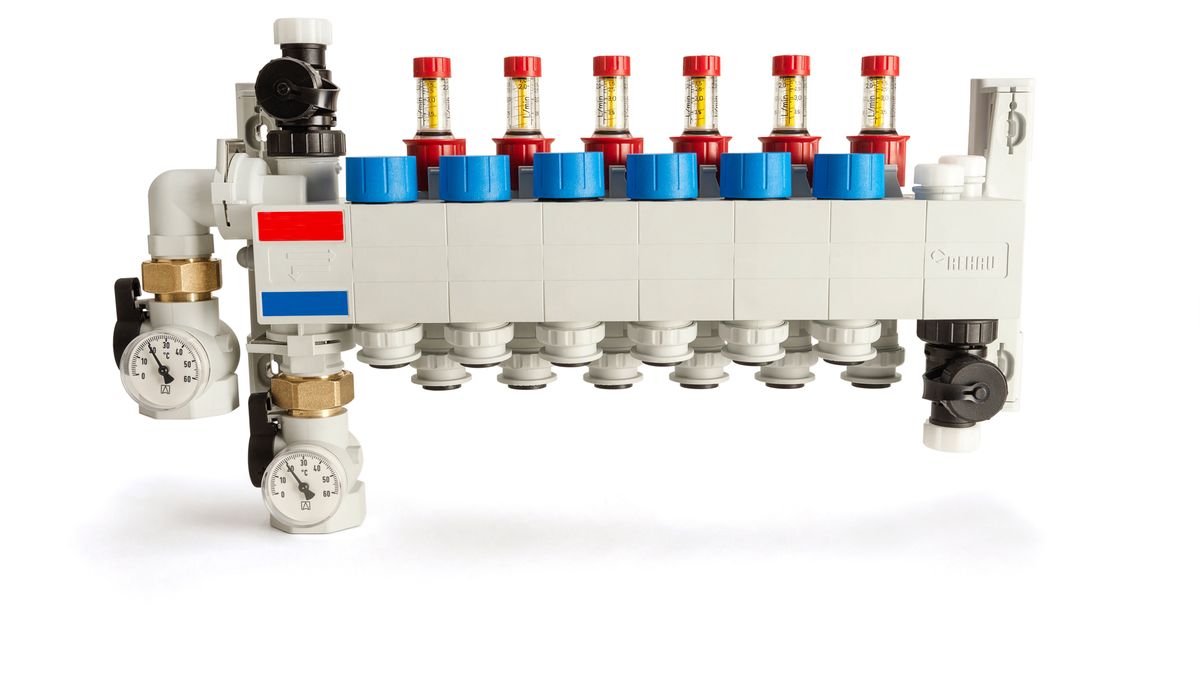 Underfloor heating manifolds and industrial manifolds | REHAU