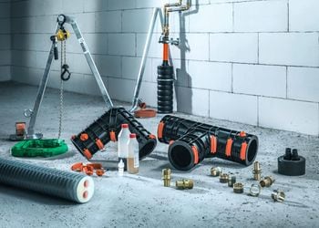 RAUTHERMEX district heating pipes | Composite pipe system from REHAU