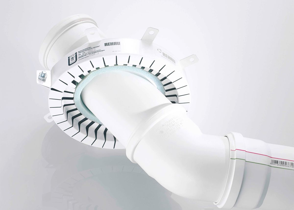 RAUPIANO pipe system | REHAU fire protection and sound insulation