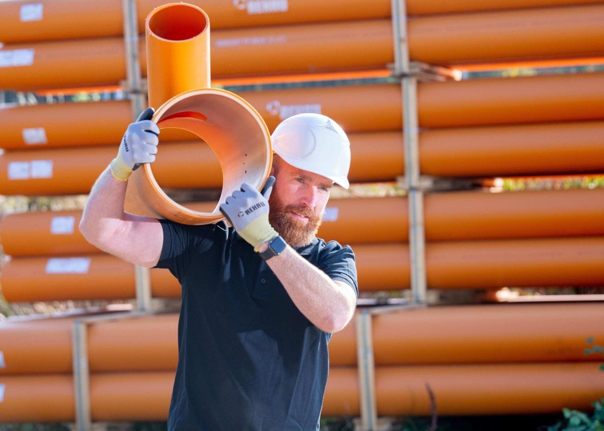 AWADUKT PP sewer pipe system for civil engineering | REHAU