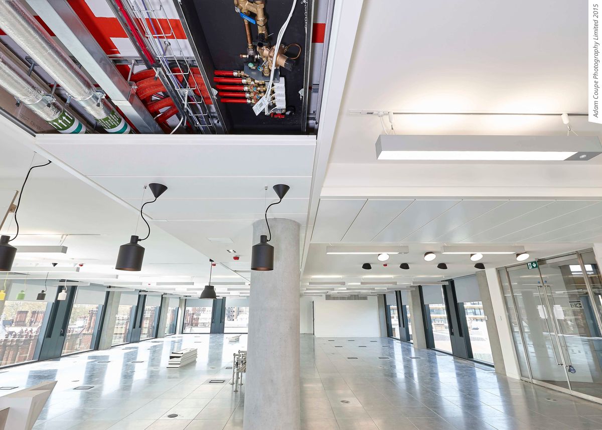 Chilled Ceiling - Radiant Cooling Systems for Offices - REHAU