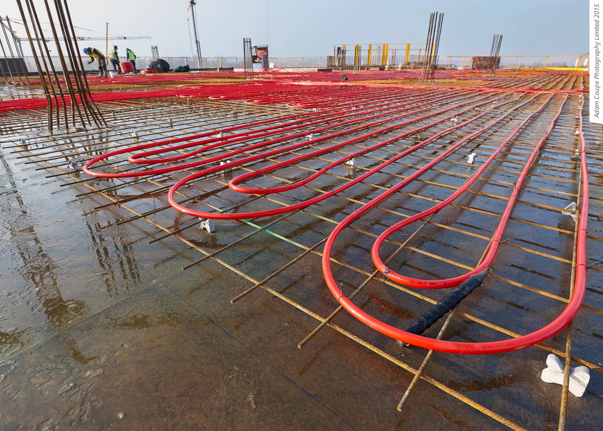 Thermally Activated Building Structures - TABS System | REHAU