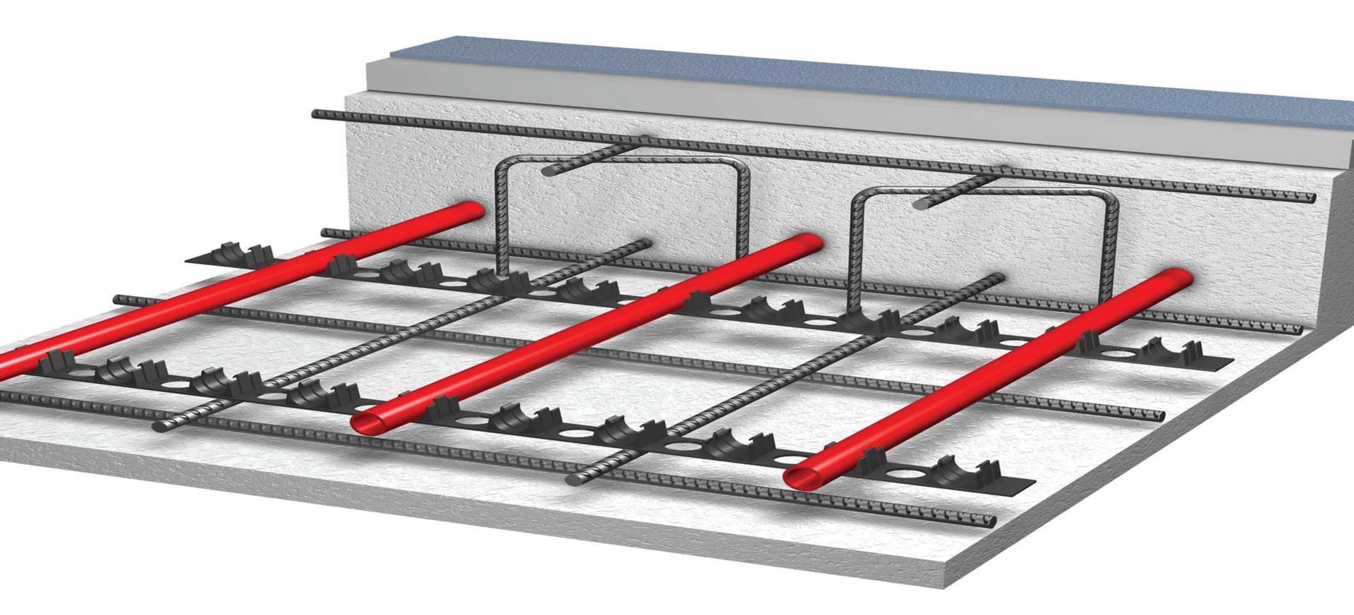 Thermally Activated Building Structures - TABS System | REHAU