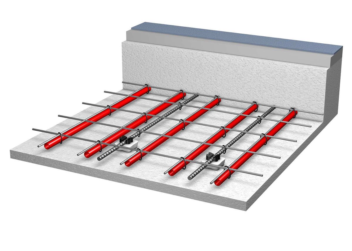 Thermally Activated Building Structures - TABS System | REHAU