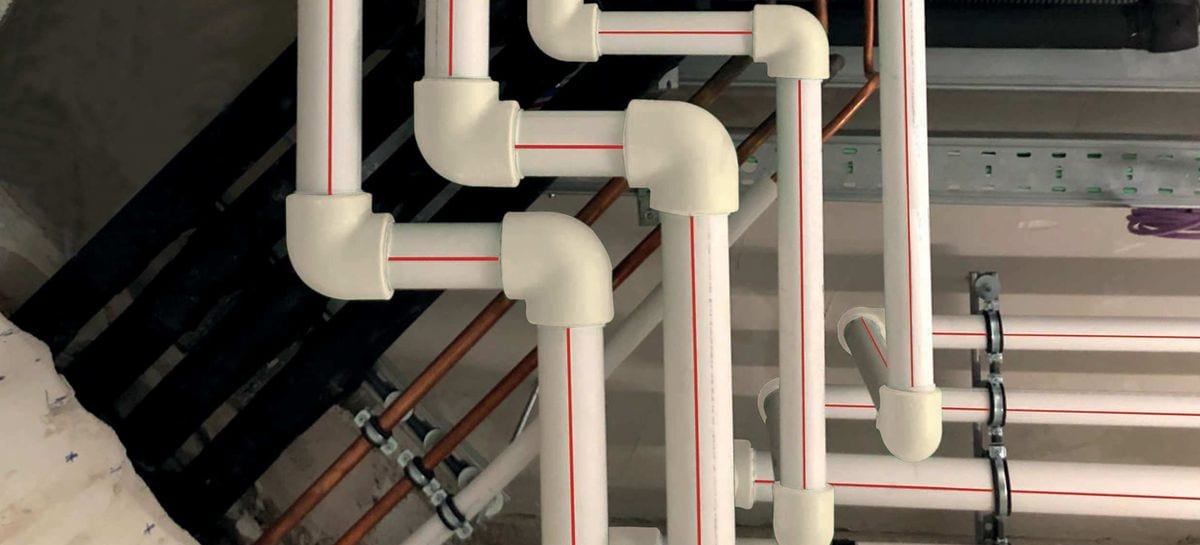 PP-R Fiber pipes for risers & corridors | REHAU