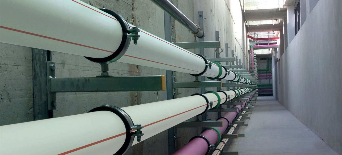 PP-R Fiber pipes for risers & corridors | REHAU