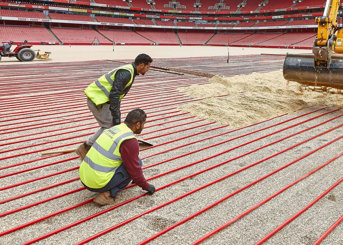 Under Soil Heating - Pitch Heating - REHAU