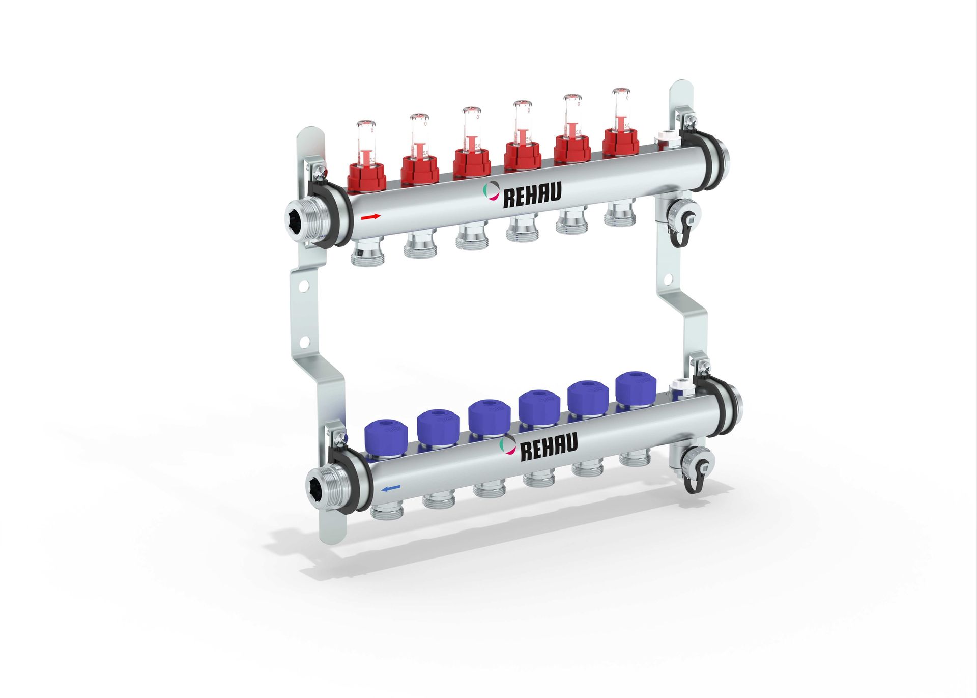 Underfloor heating manifolds and industrial manifolds | REHAU