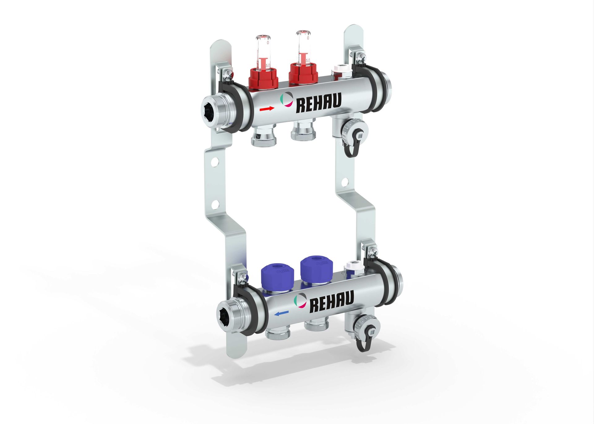 Underfloor heating manifolds and industrial manifolds | REHAU